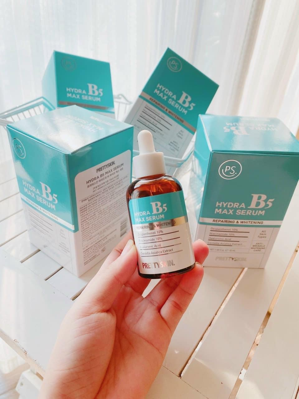 Serum B5 Pretty Skin phục hồi và dưỡng trắng da